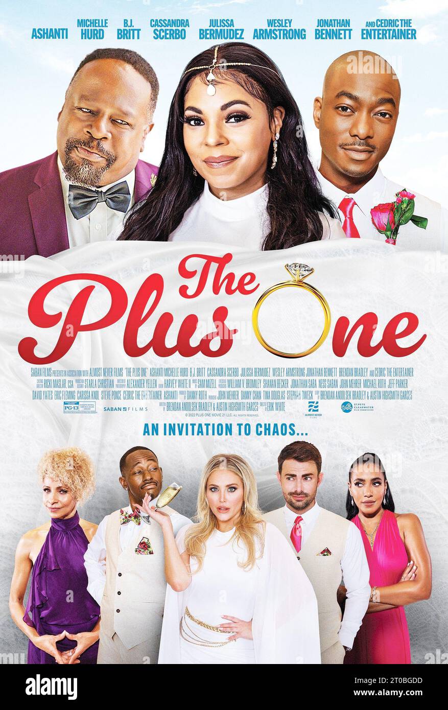 THE PLUS ONE, US poster, top from left: Cedric The Entertainer, Ashanti ...