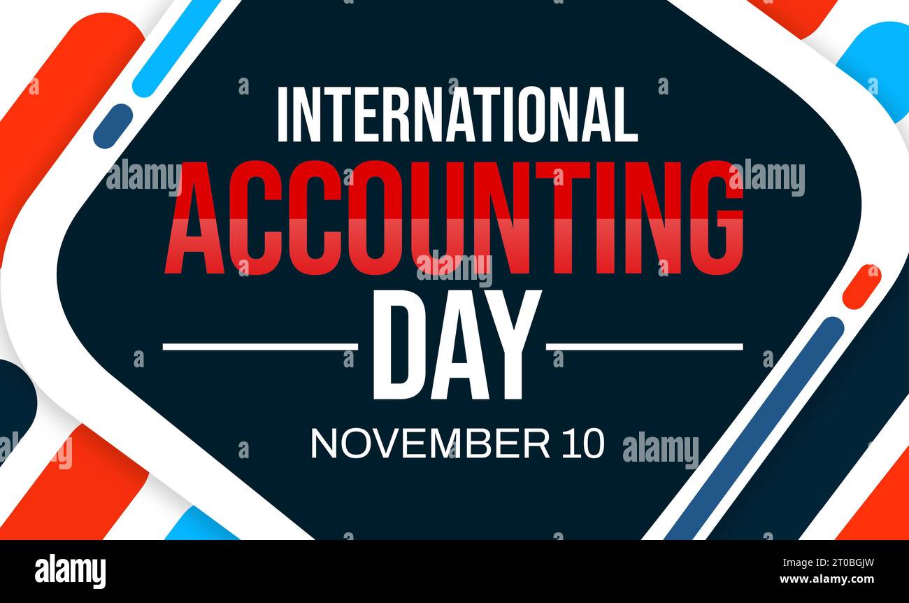International Accounting Day wallpaper with colorful shapes and ...