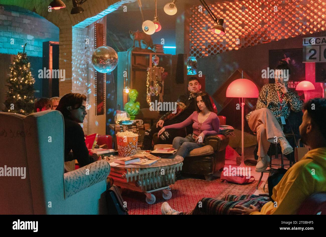 KILLER BOOK CLUB, (aka EL CLUB DE LOS LECTORES CRIMINALES), from left: Alvaro Mel, Carlos ...