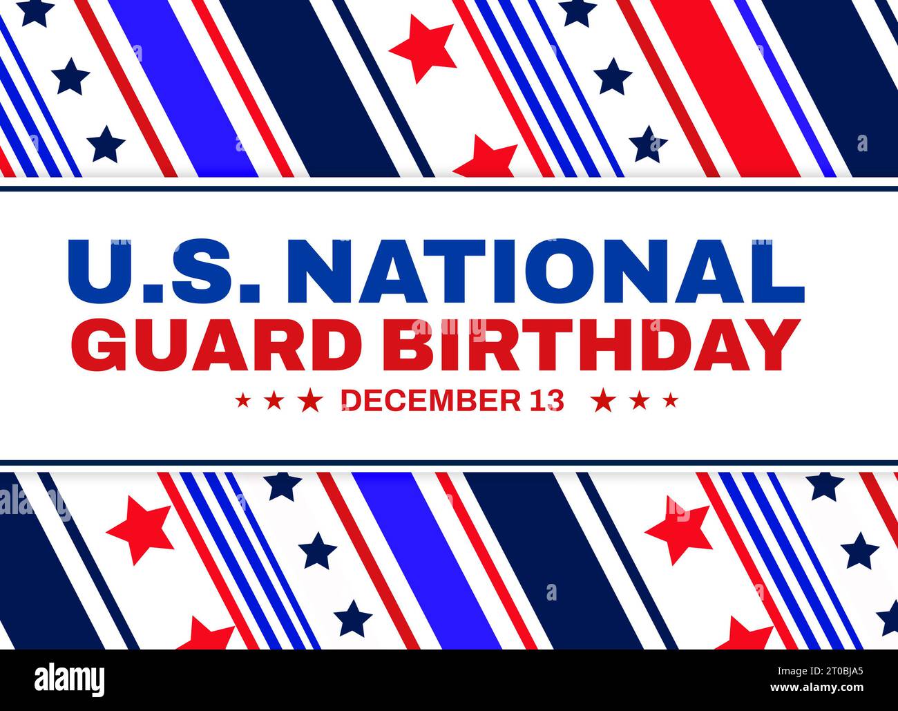 United States National Guard Birthday background design in patriotic ...