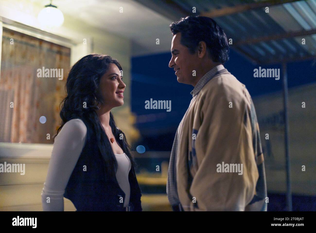 A MILLION MILES AWAY, from left: Rosa Salazar, Michael Pena, 2023. ph: Daniel Daza / © Amazon ...