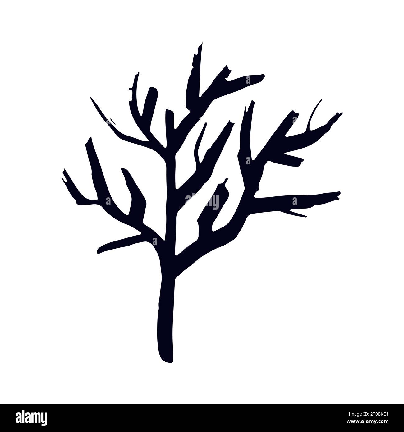 Creepy tree. Street graffiti style. Wall art. Banner and flyer design ...
