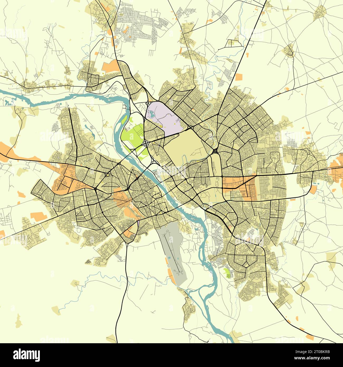 City map of Mosul Iraq Stock Vector Image & Art - Alamy