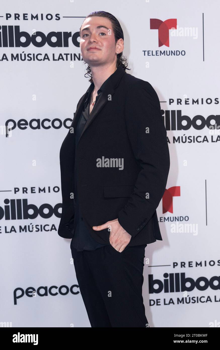 Coral Gables, United States. 05th Oct, 2023. Sebastian Esquivel arrives ...