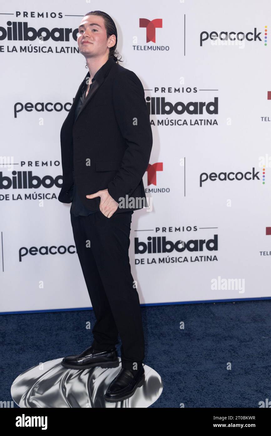 Coral Gables, United States. 05th Oct, 2023. Sebastian Esquivel arrives ...