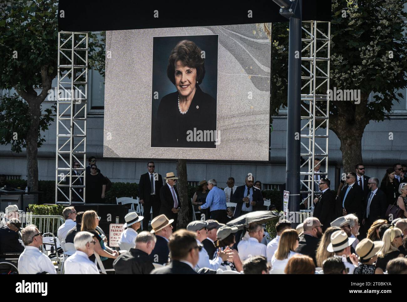 San Francisco, United States. 05th Oct, 2023. Sen. Diane Feinstein's ...