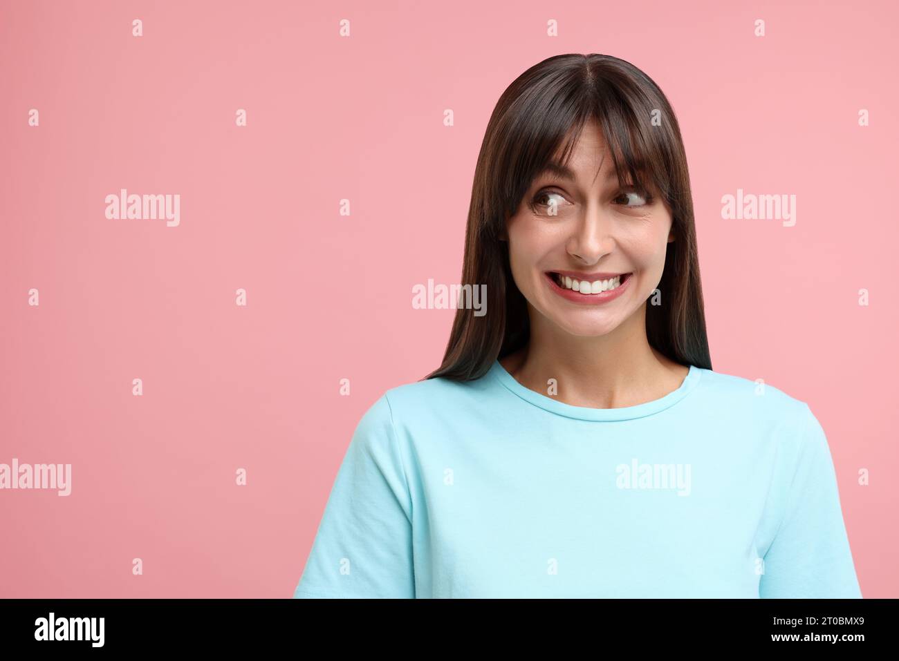 Portrait embarrassed shy girl hi-res stock photography and images - Alamy