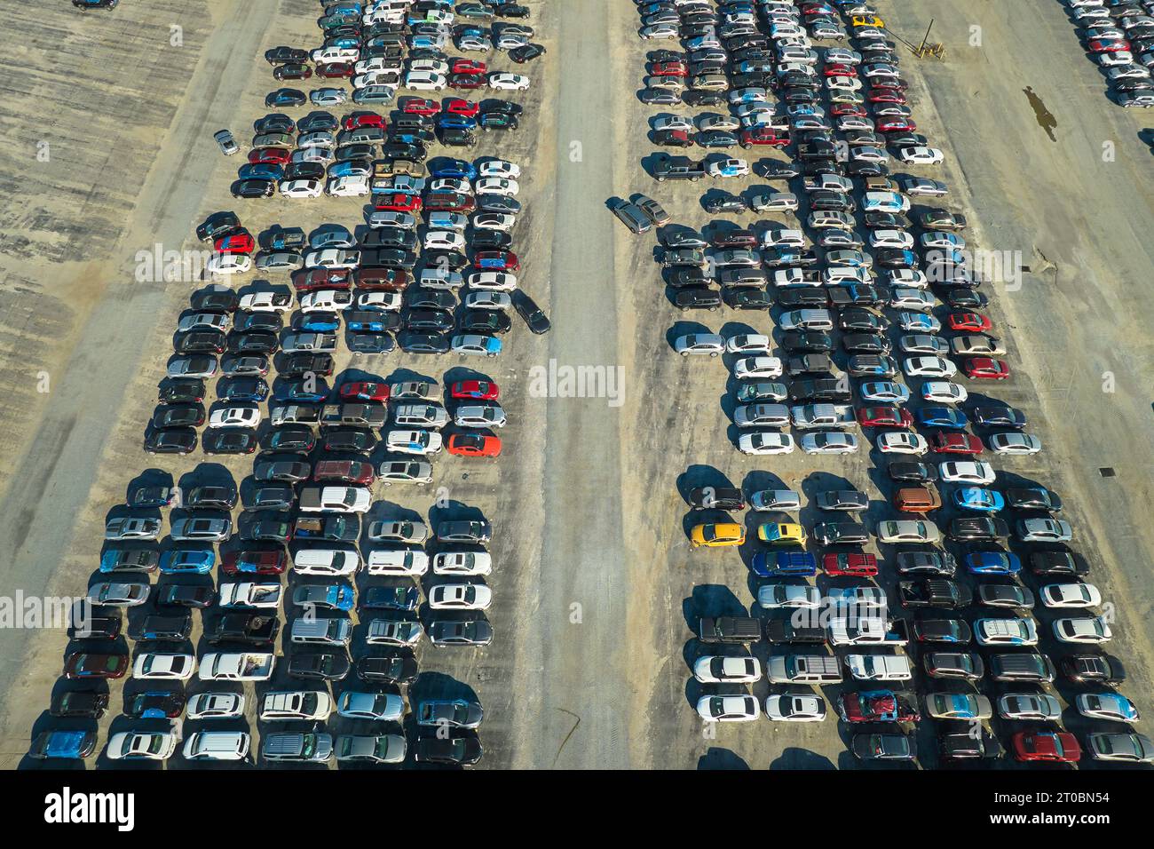 Dealership cars export customs terminal hi-res stock photography and ...