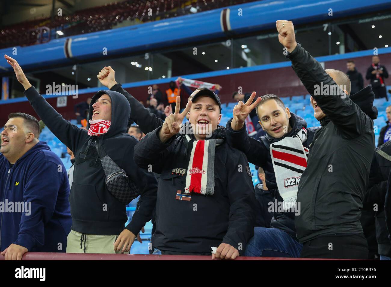 HŠK Zrinjski Mostar fans during the UEFA Europa Conference League match ...