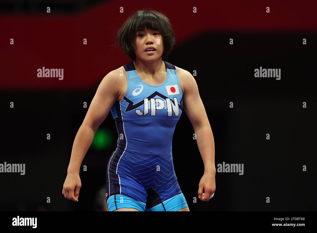 Lin'an, China. 5th Oct, 2023. Remina Yoshimoto (JPN) Wrestling : Women ...