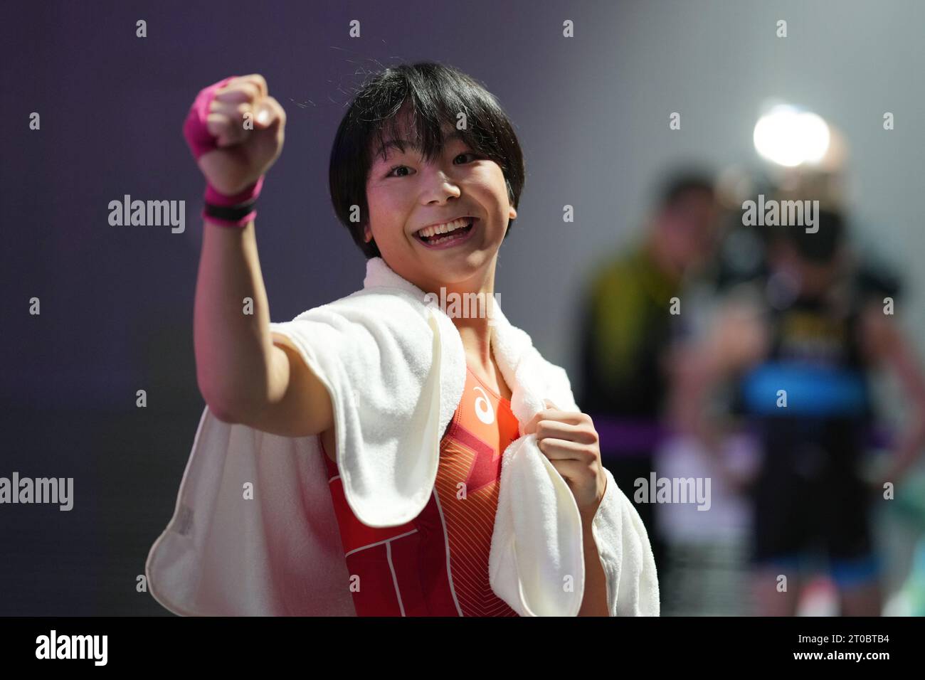 Lin'an, China. 5th Oct, 2023. Akari Fujinami (JPN) Wrestling : Women's ...