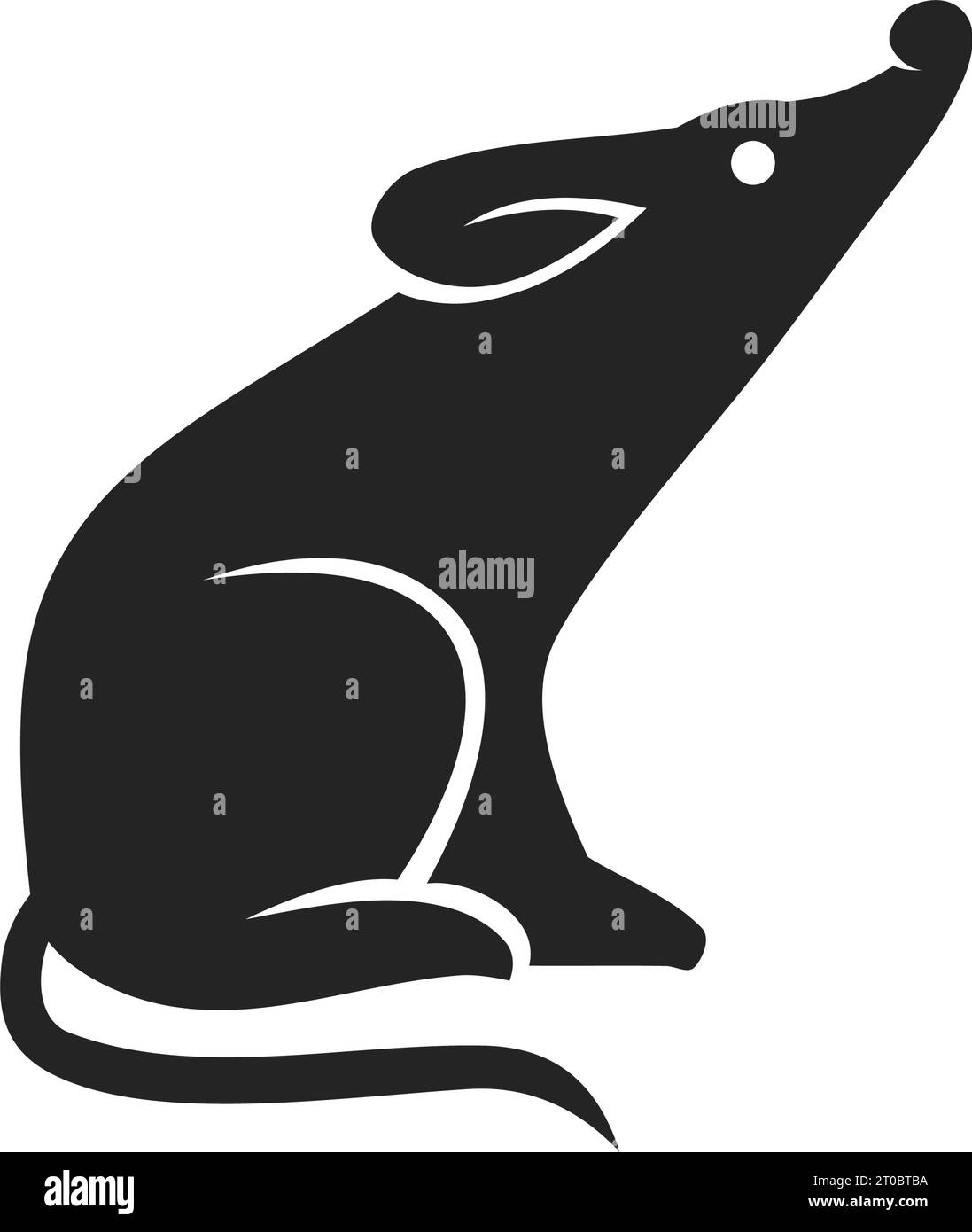 Rat Logo template Isolated. Brand Identity. Icon Abstract Vector ...