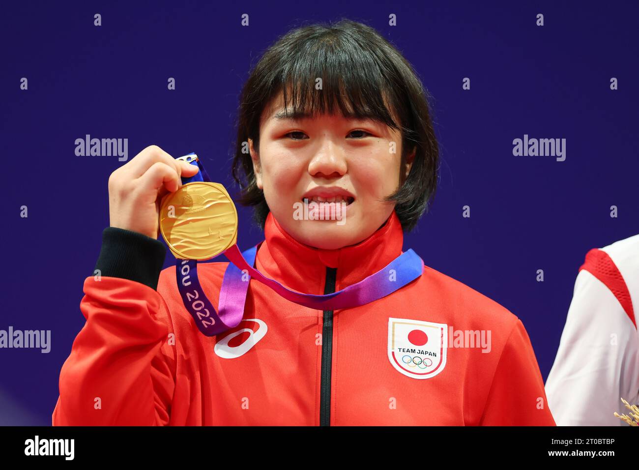 Lin'an, China. 5th Oct, 2023. Remina Yoshimoto (JPN) Wrestling : Women ...