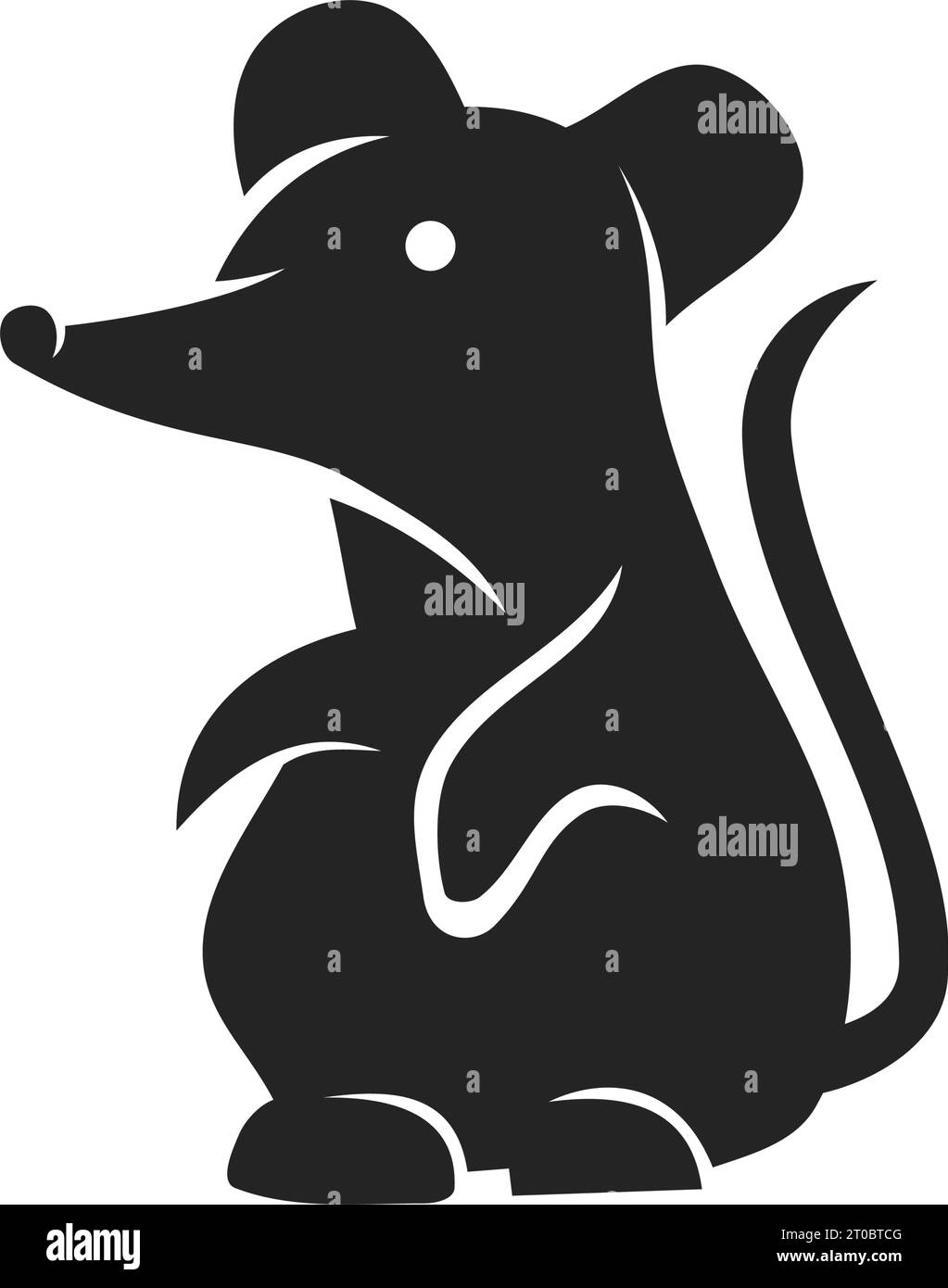 Rat Logo template Isolated. Brand Identity. Icon Abstract Vector ...