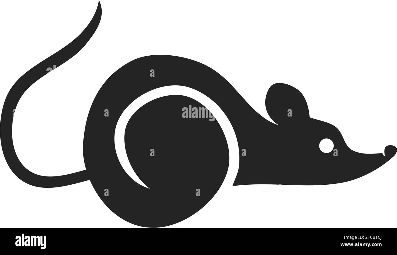 Rat Logo template Isolated. Brand Identity. Icon Abstract Vector ...