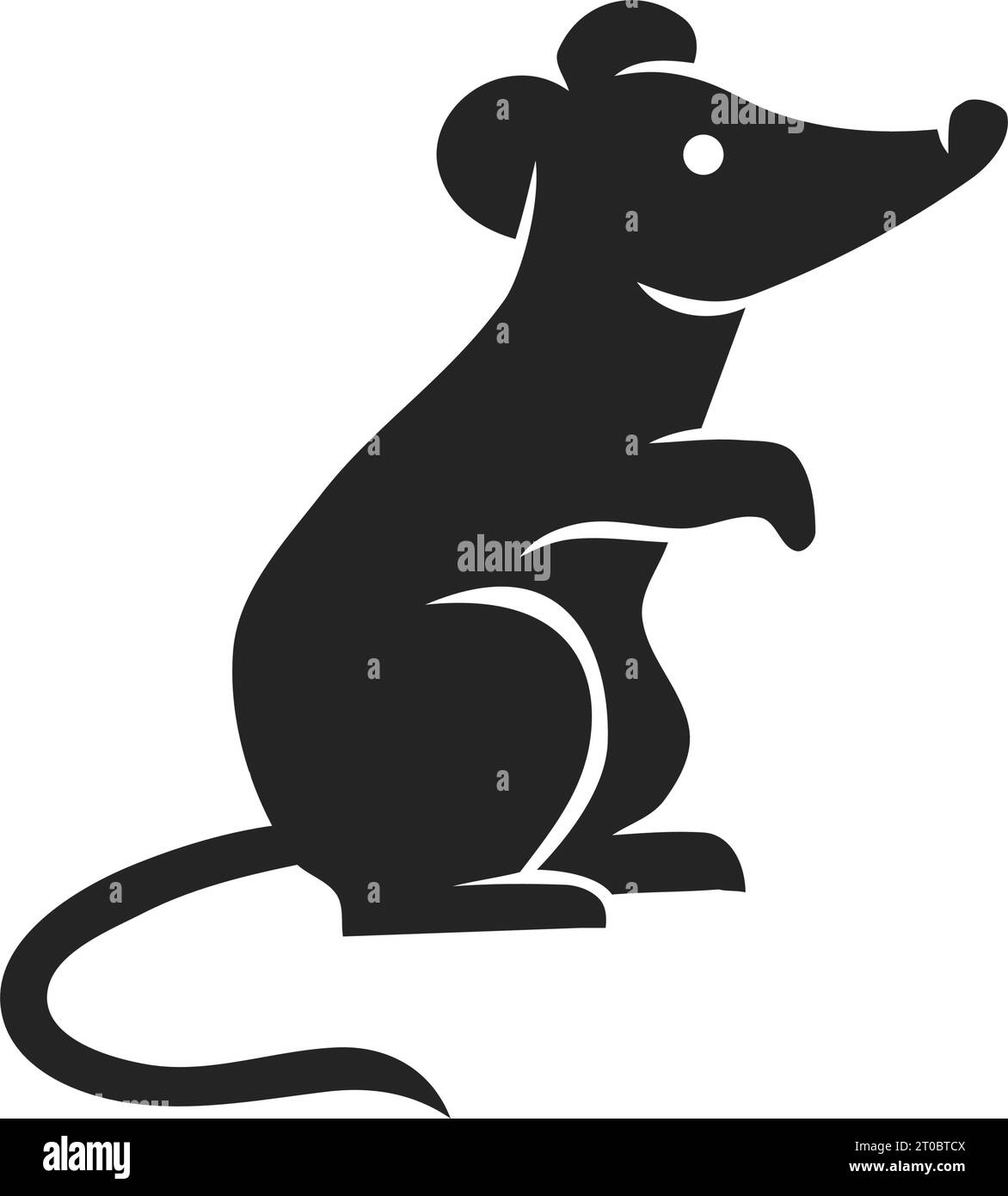 Rat Logo template Isolated. Brand Identity. Icon Abstract Vector ...
