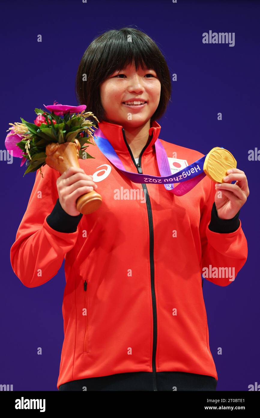 Lin'an, China. 5th Oct, 2023. Tsugumi Sakurai (JPN) Wrestling : Women's ...