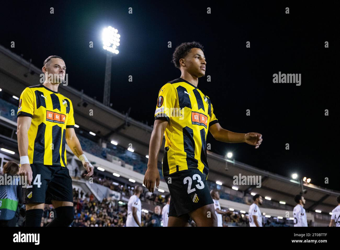 Gothenburg, Sweden. 05th Oct, 2023. 231005 Amor Layouni and Momodou ...