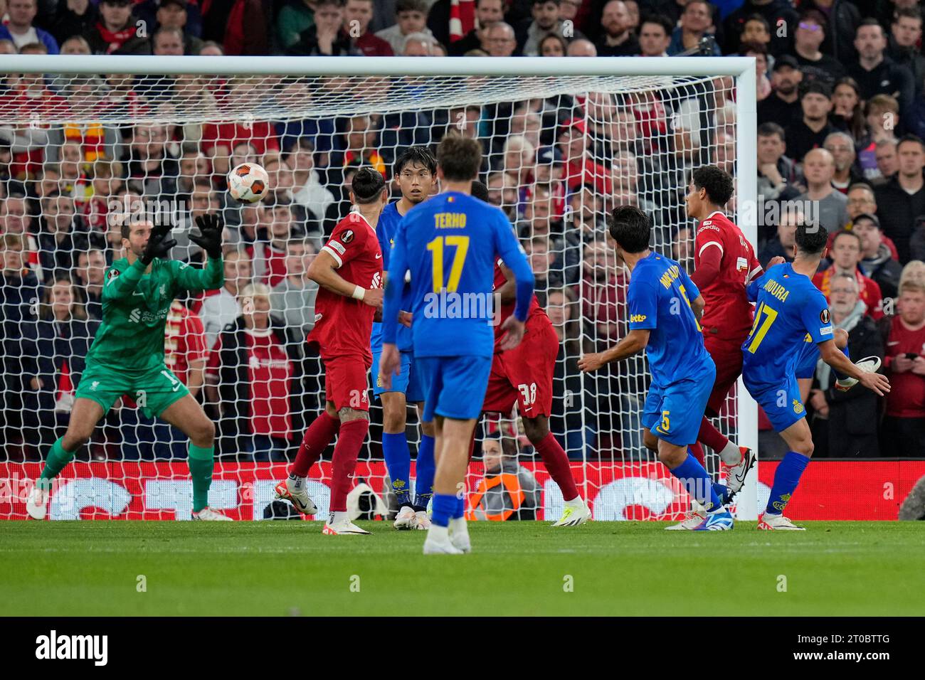 Alisson liverpool october 2023 hi-res stock photography and images - Alamy