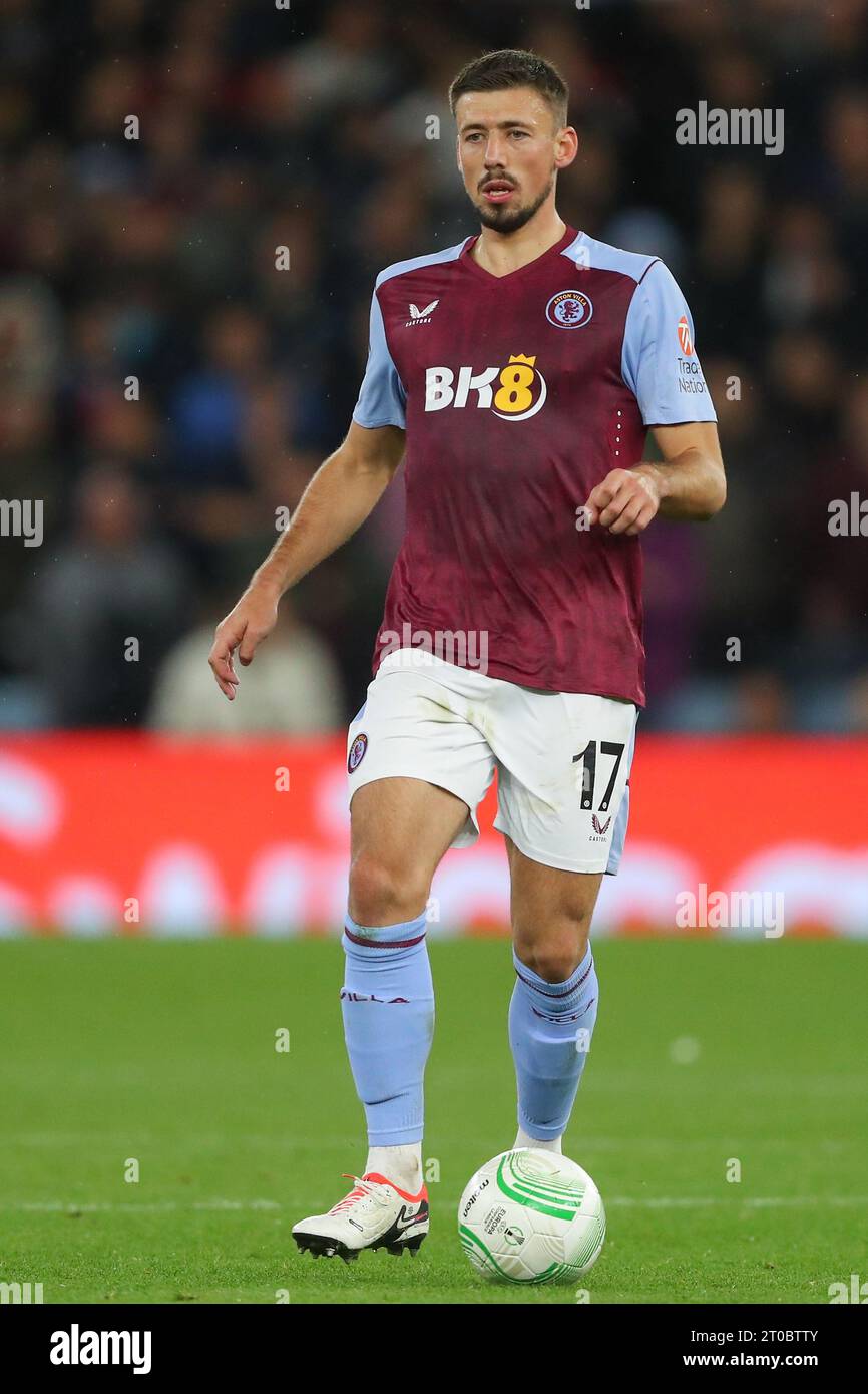 Birmingham, UK. 05th Oct, 2023. Clément Lenglet #17 of Aston Villa in ...