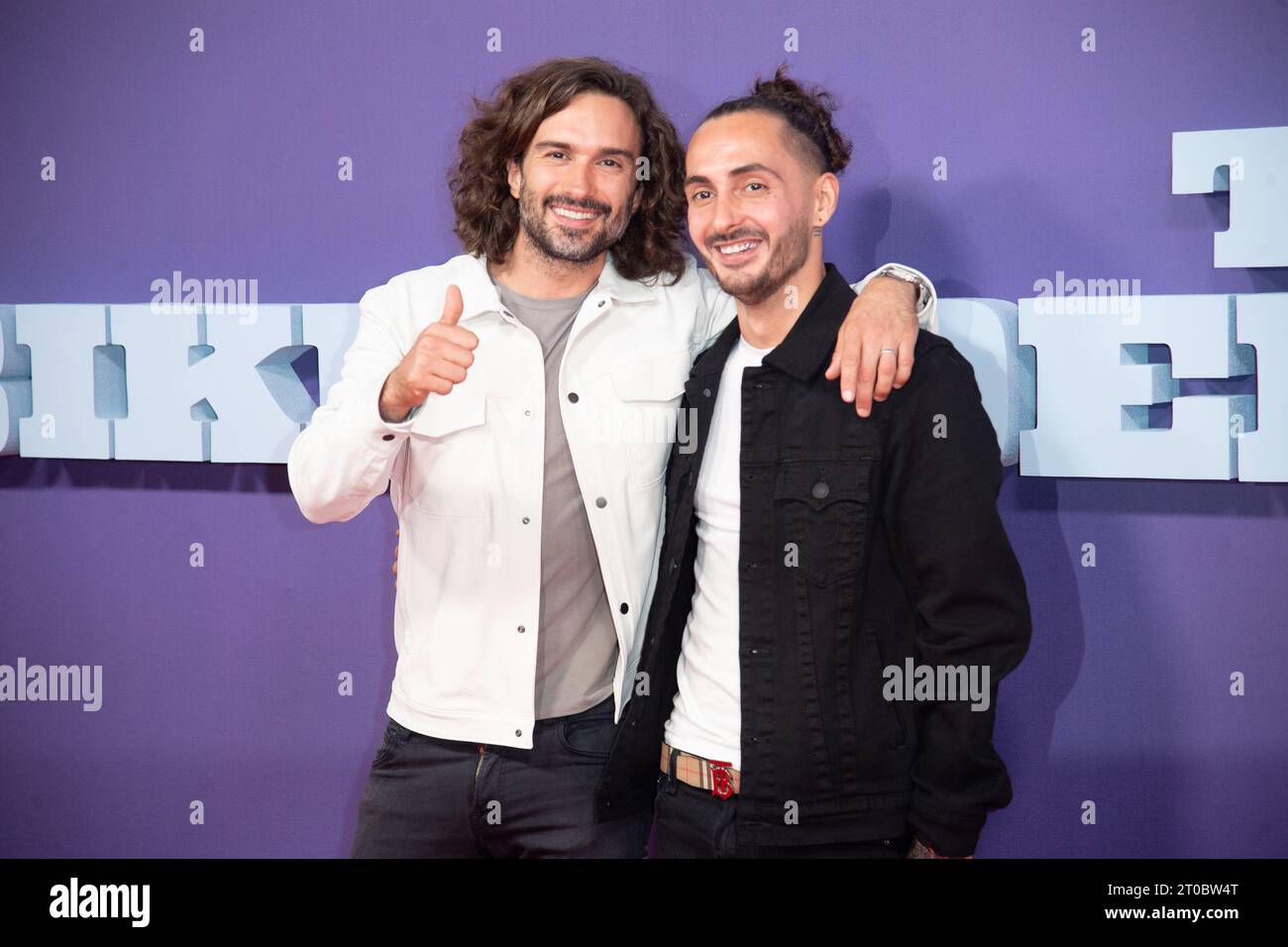London, UK. 05 Oct, 2023. Pictured: Joe Wicks (L) with brother George ...