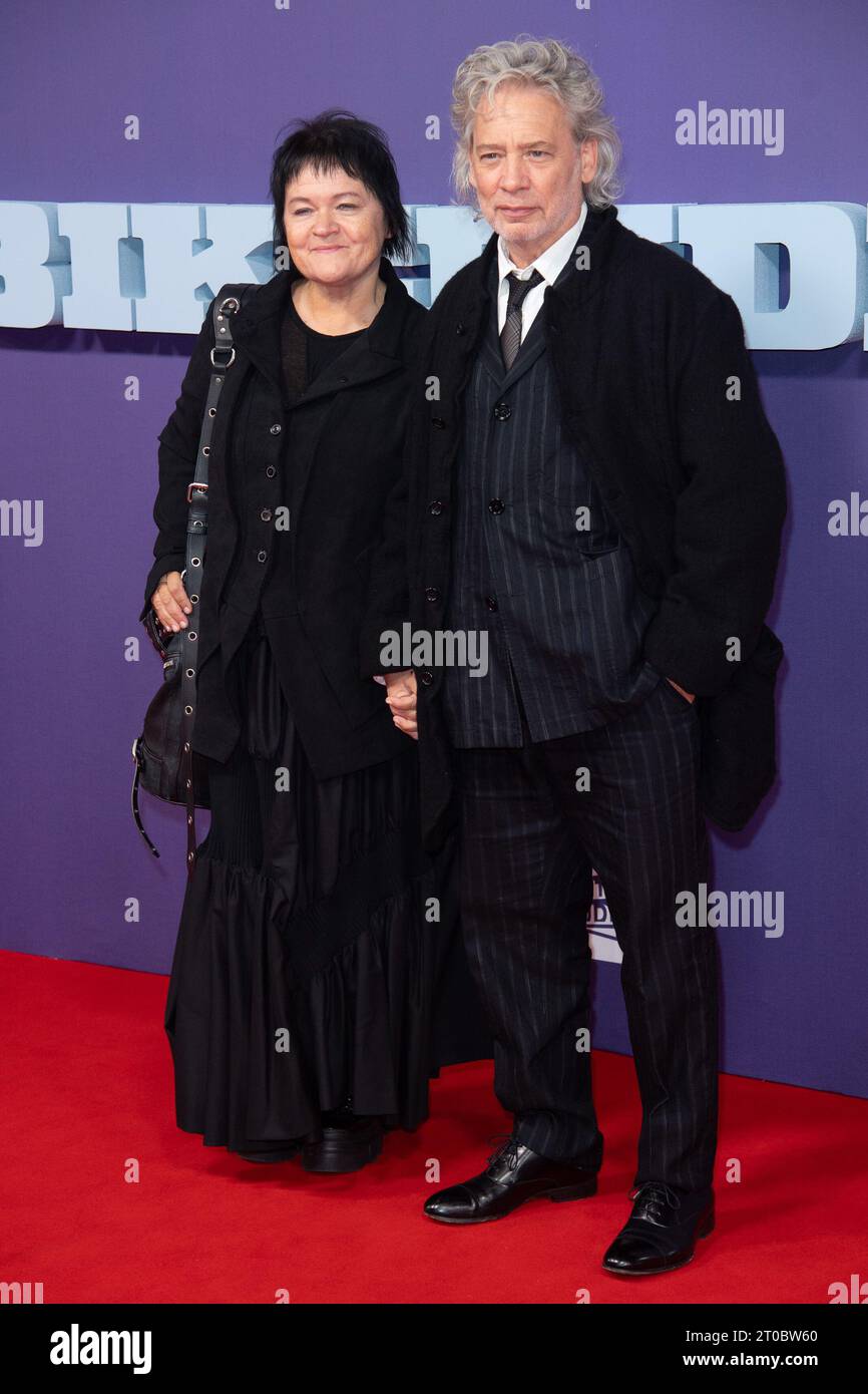 London, UK. 05 Oct, 2023. Pictured: Dexter Fletcher and wife Dalia ...