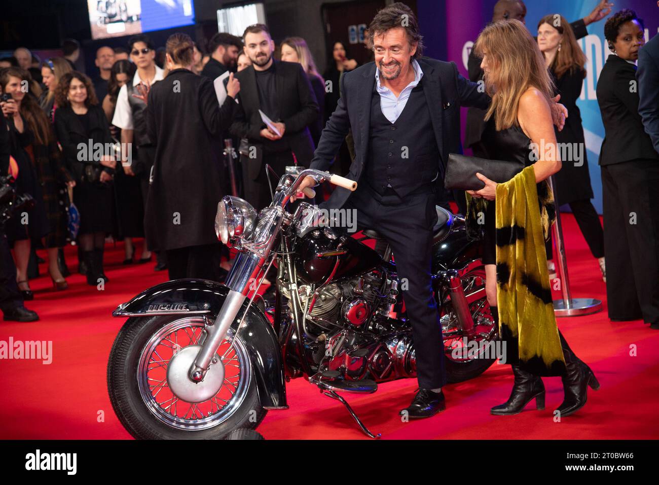 London, UK. 05 Oct, 2023. Pictured: Richard Hammond and wife Mindy ...