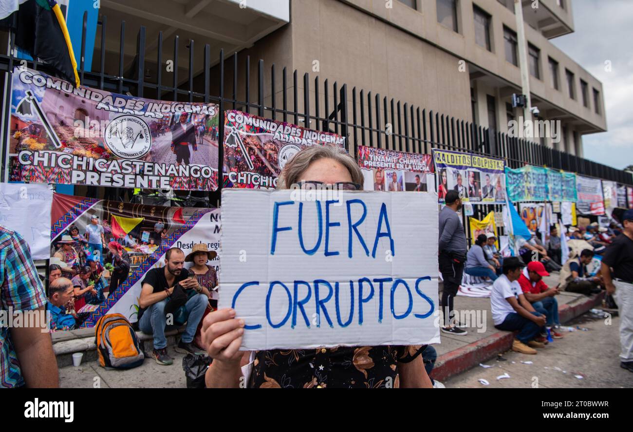 Guatemala City, Guatemala City, Guatemala. 5th Oct, 2023. For the ...