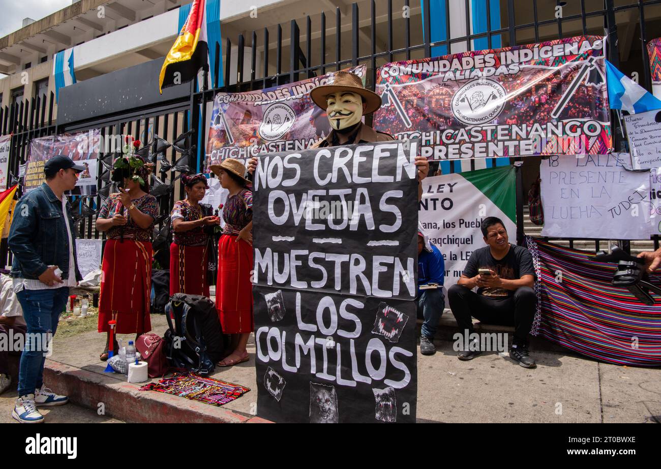 Guatemala City, Guatemala City, Guatemala. 5th Oct, 2023. For the ...