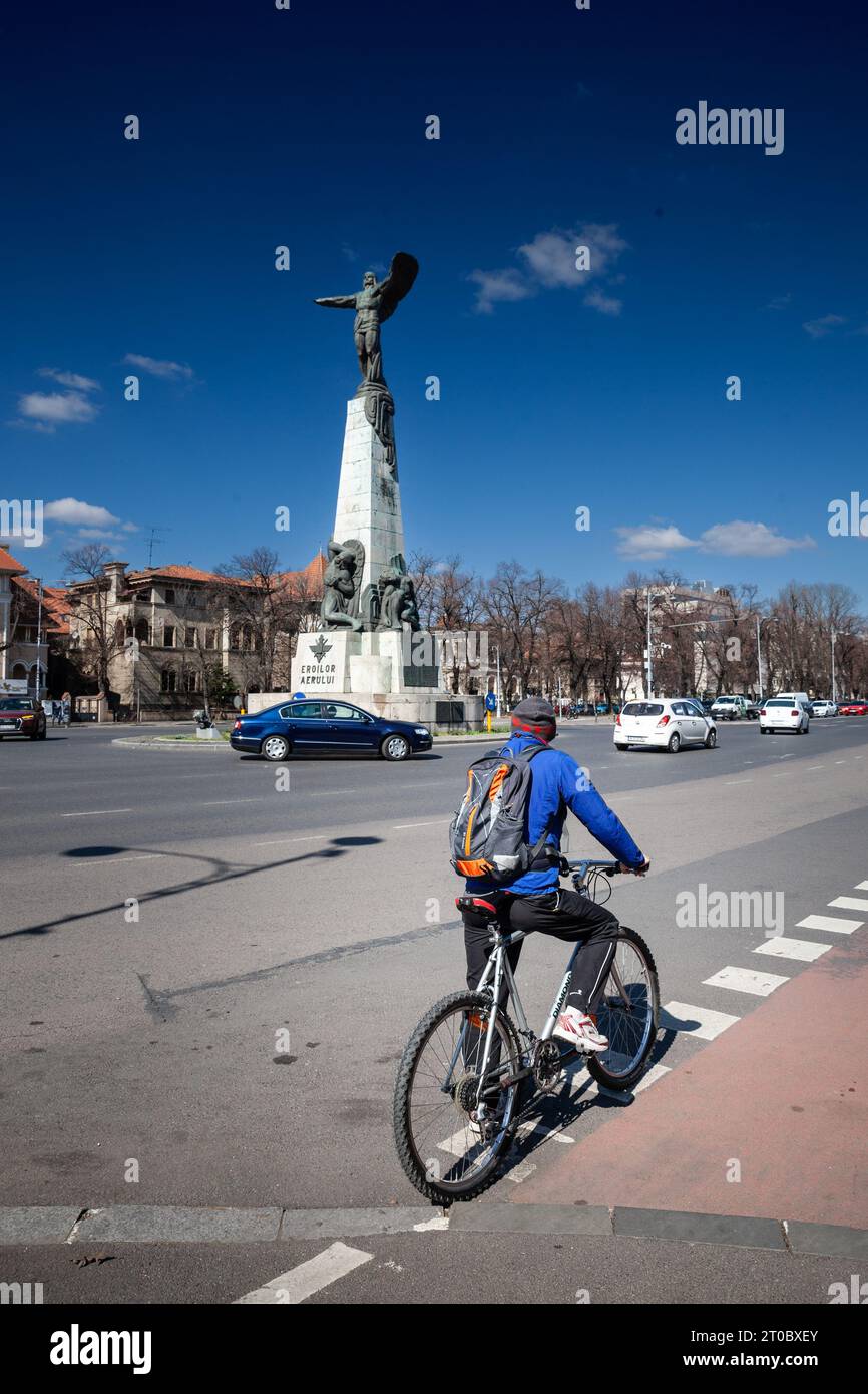 Picture of the monument to the heroes of the air in Bucharest, Romania ...