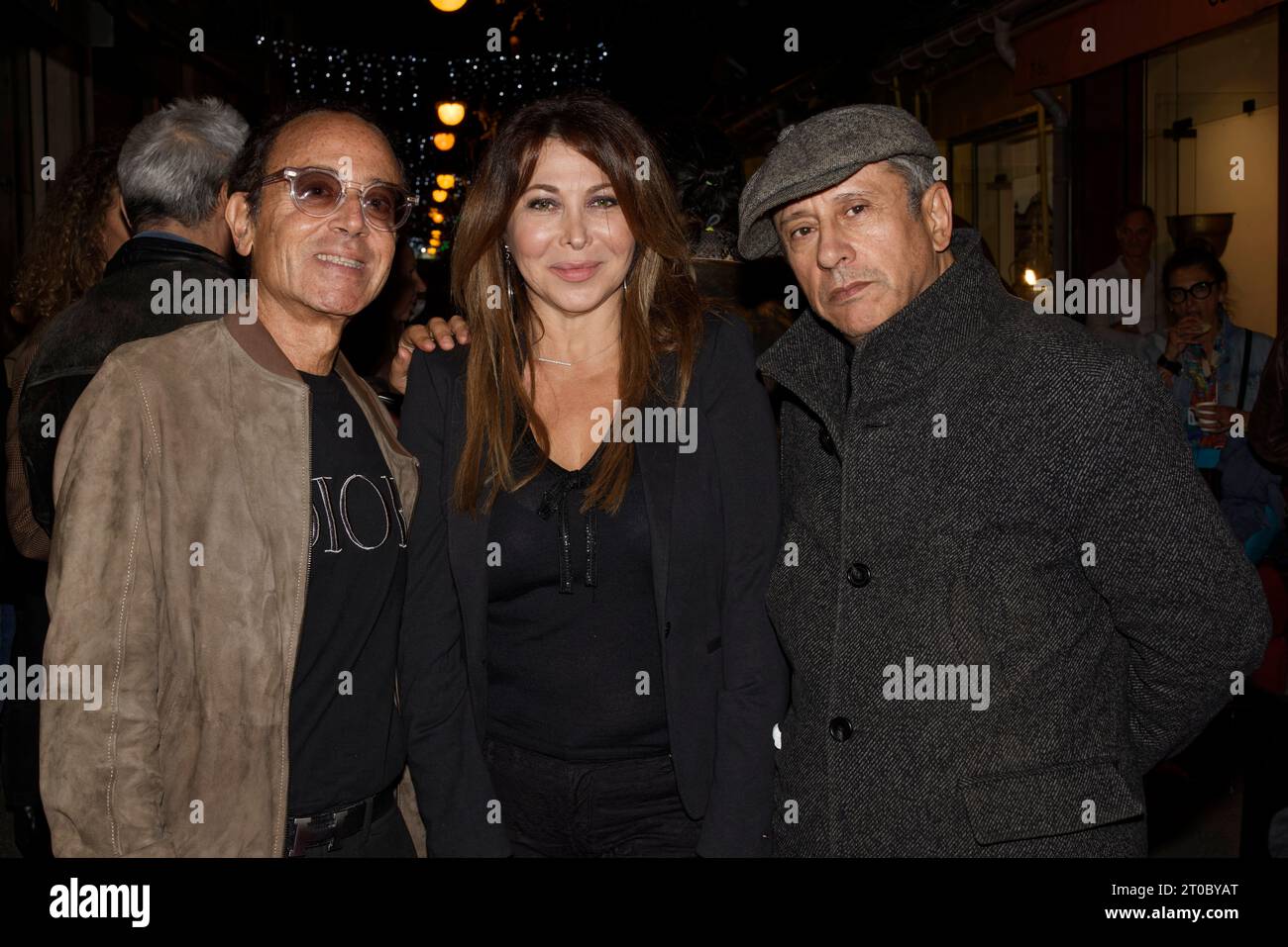 Saint-Ouen, France. 5th Oct, 2023. Paul Adda, Eva Benhamou and french ...