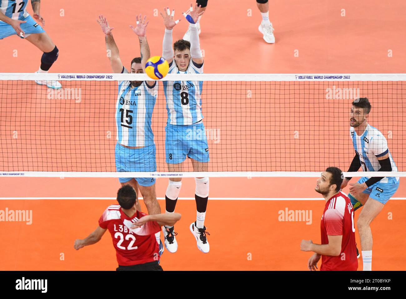 Luciano de Cecco, Agustin Loser (Argentina), Mohamed Issa (Egypt ...