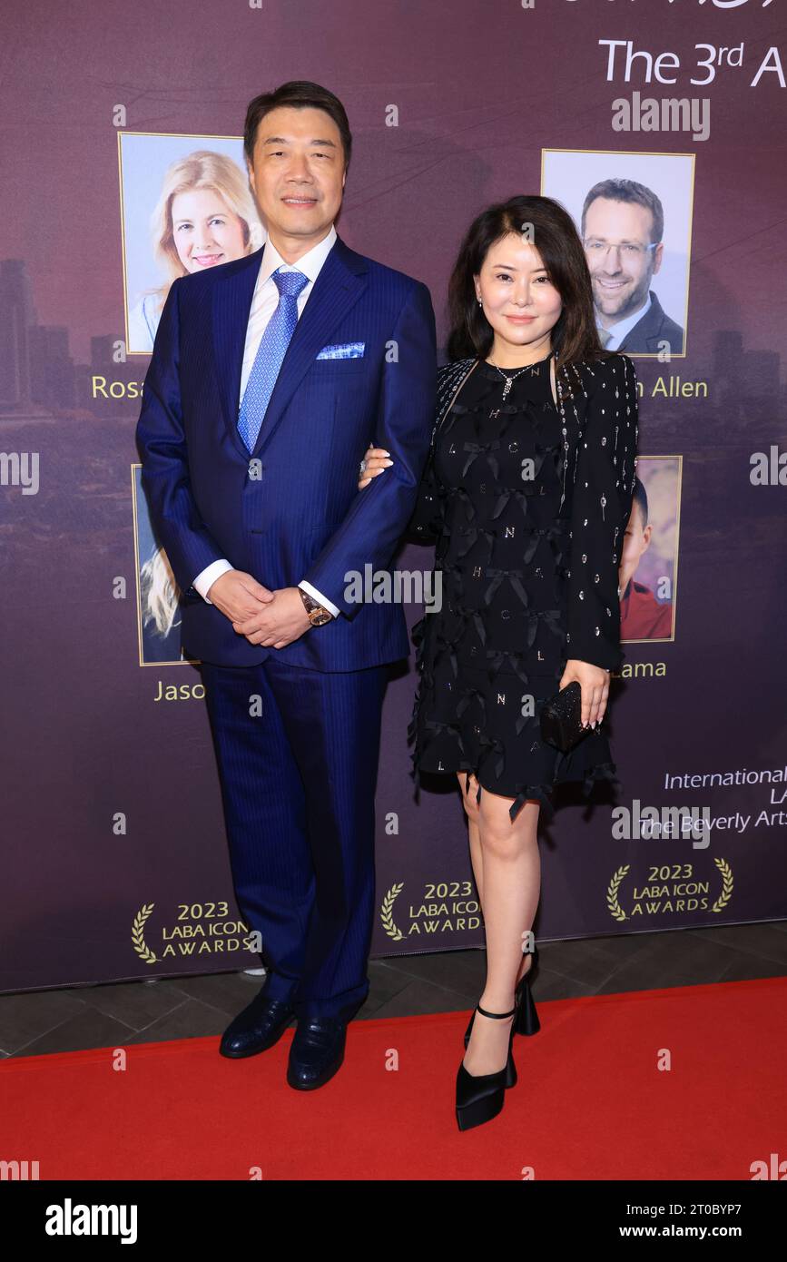 Los Angeles, California, USA. 22nd September, 2023. Jun Feng and ...