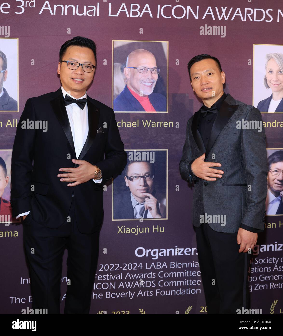 Los Angeles, California, USA. 22nd September, 2023. Edward Wang and Tony (Xiaojun) Hu attending ...