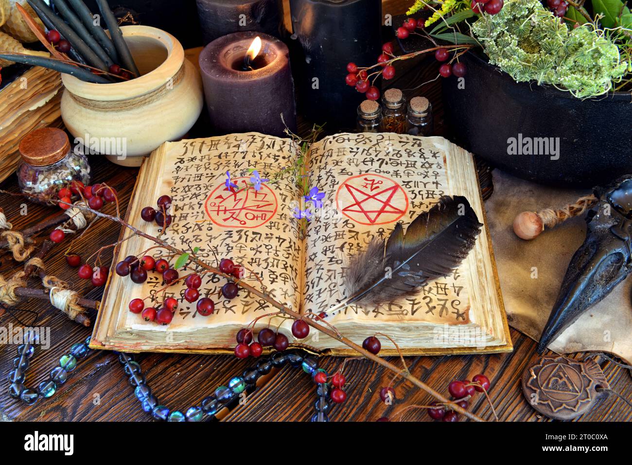 Spells symbols runes hi-res stock photography and images - Alamy