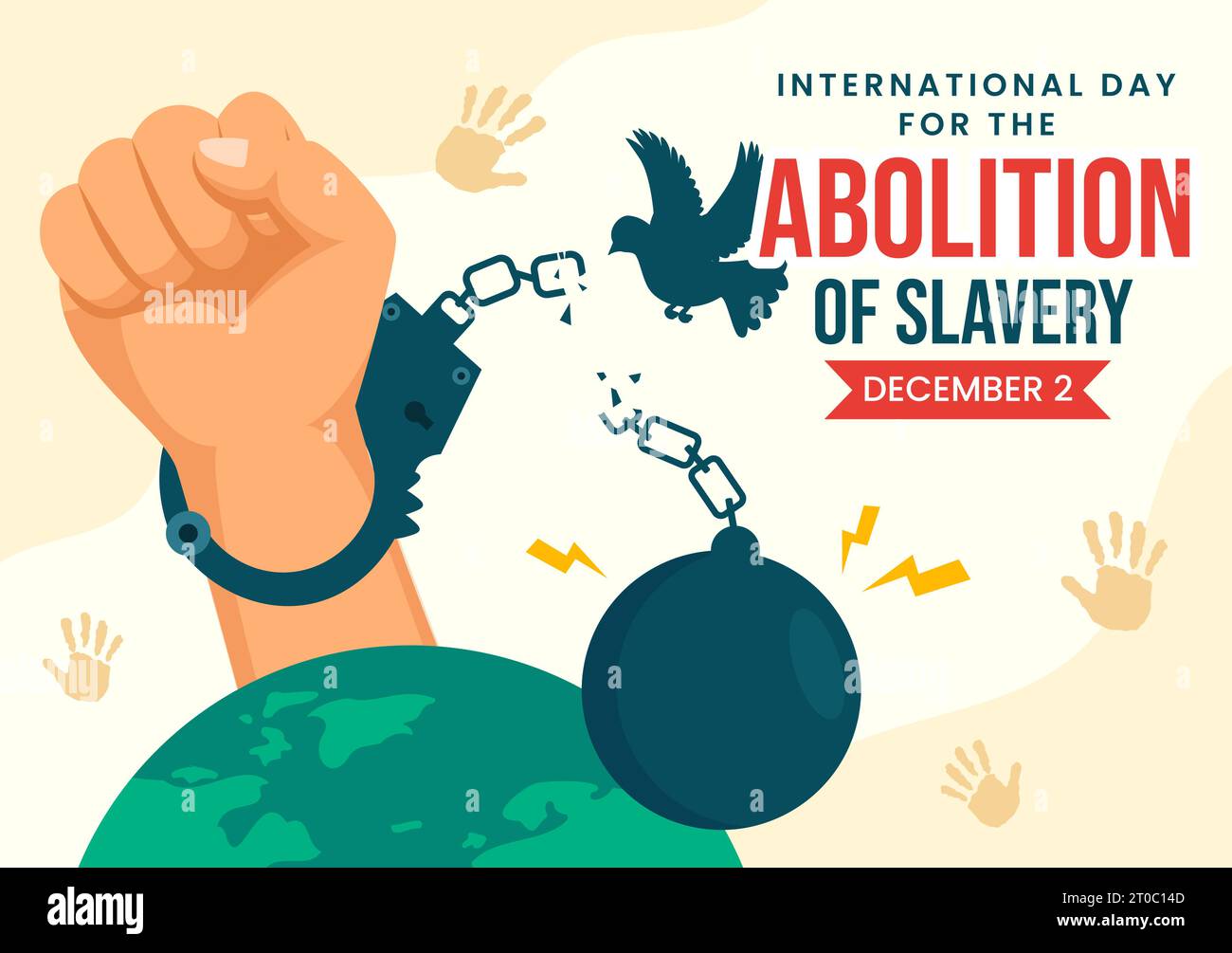 International Day for the Abolition of Slavery Vector Illustration on ...