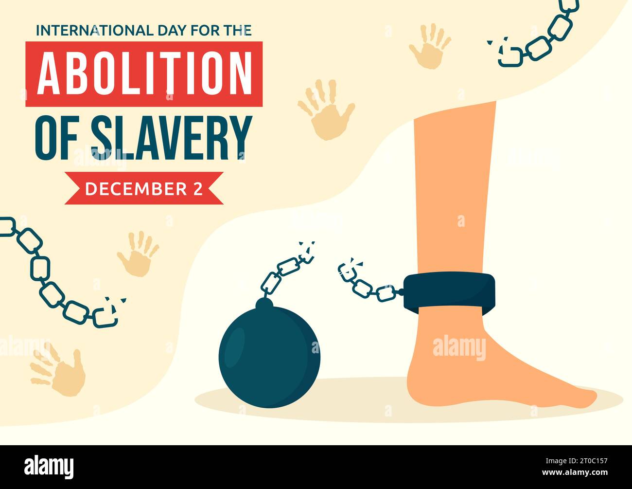 International Day for the Abolition of Slavery Vector Illustration on ...