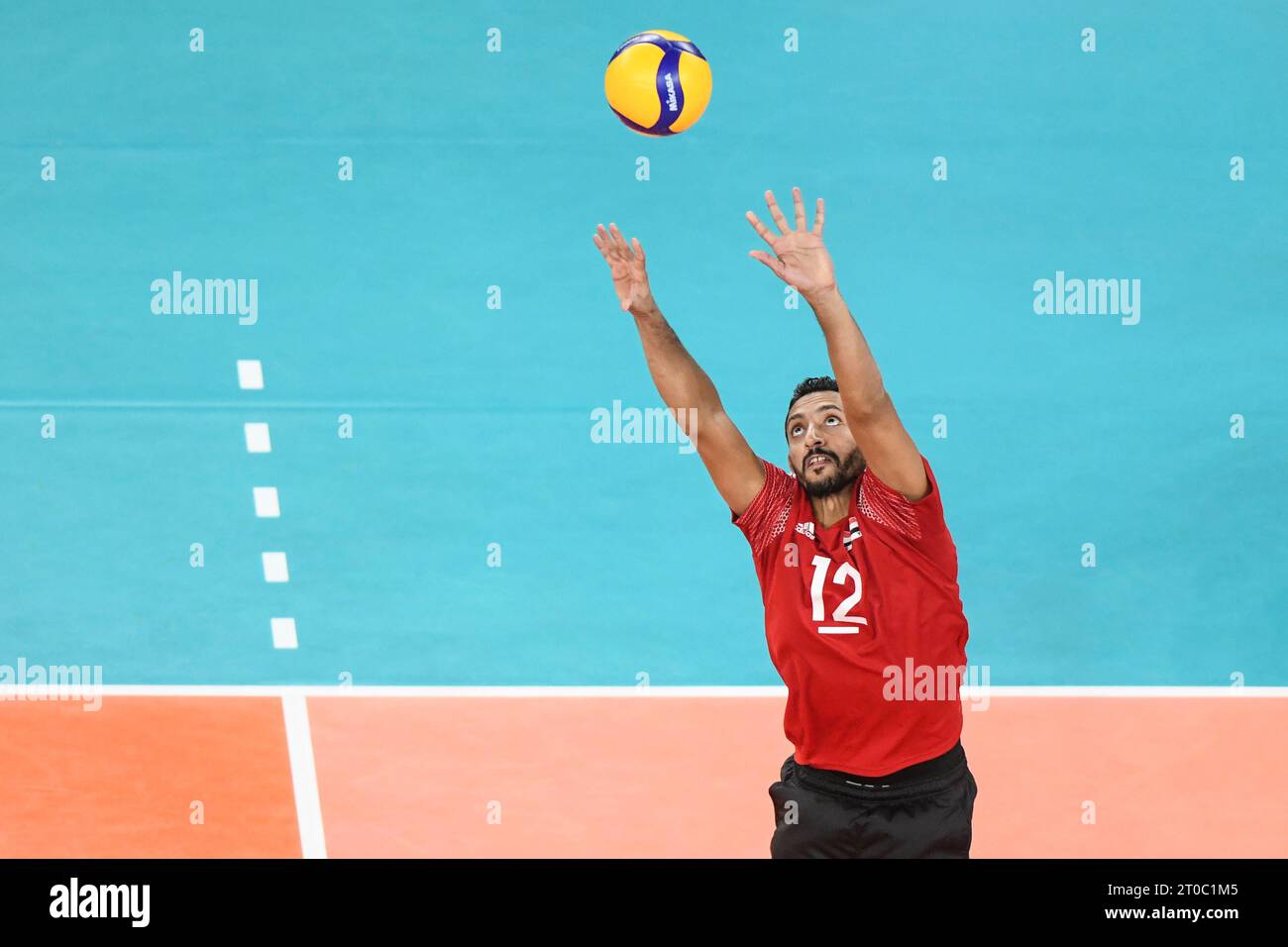 Hossam Abdalla (Egypt). Volleyball World Championship 2022 Stock Photo - Alamy
