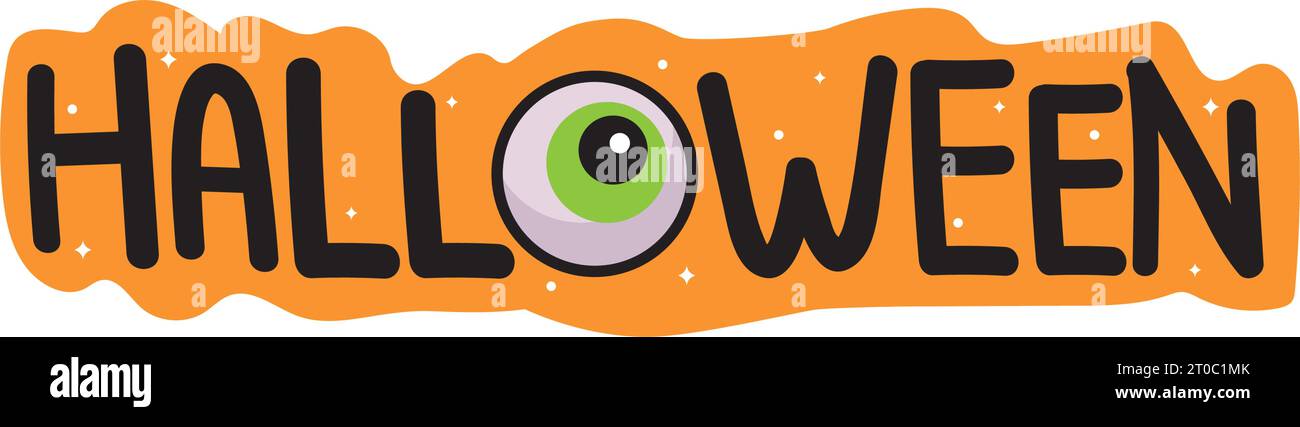 halloween lettering font Stock Vector Image & Art - Alamy