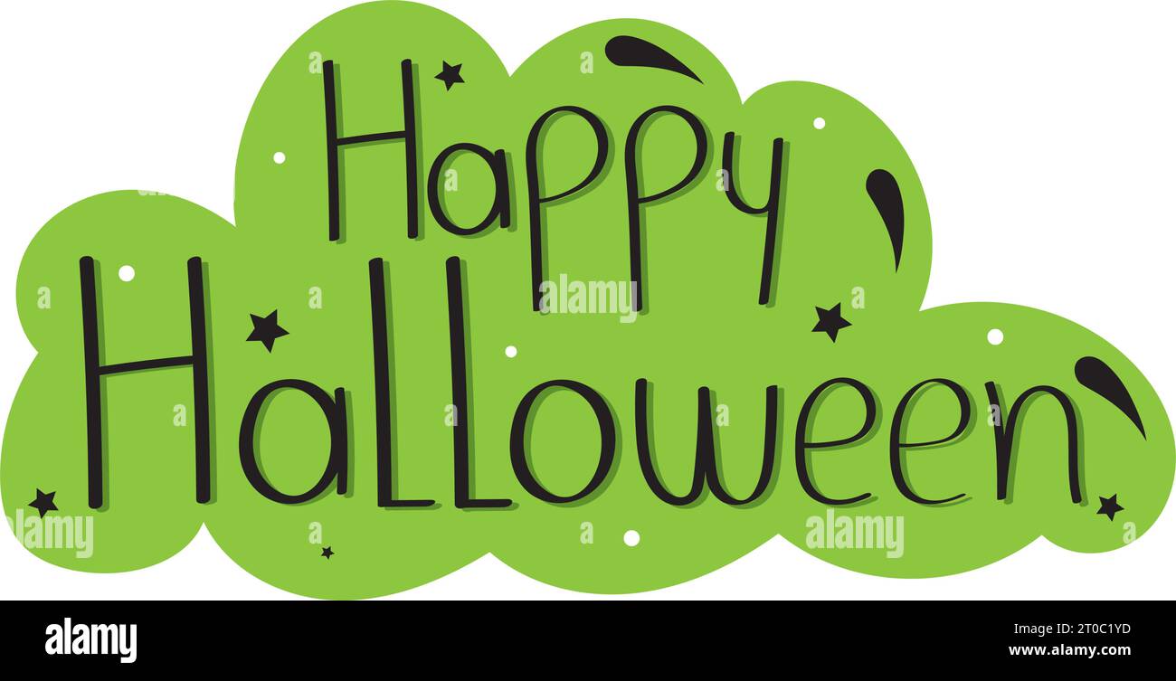 halloween lettering design Stock Vector Image & Art - Alamy