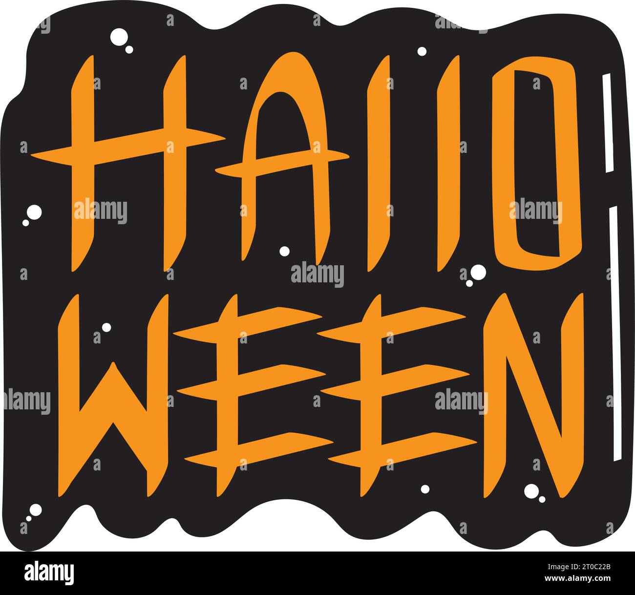 halloween lettering design Stock Vector Image & Art - Alamy