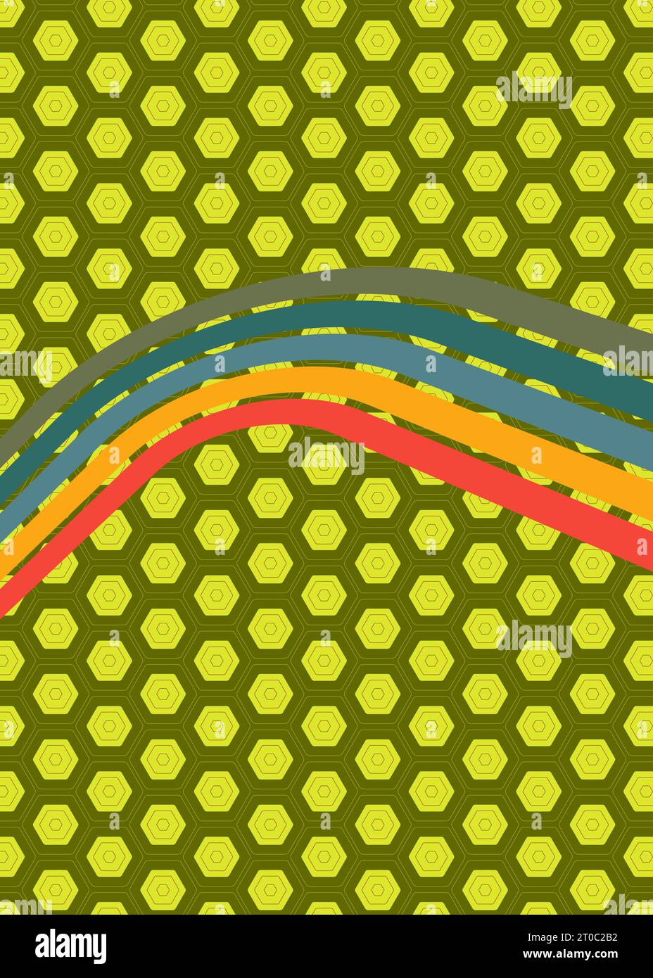 Retro 70s Backgrounds Set. Groovy abstract 1970s art template ...