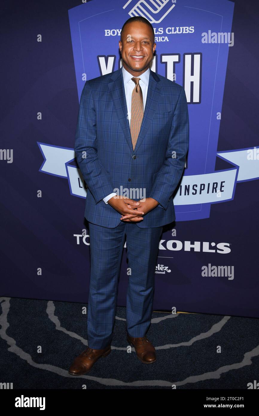 New York, USA. 05th Oct, 2023. Craig Melvin attending the Boys And ...