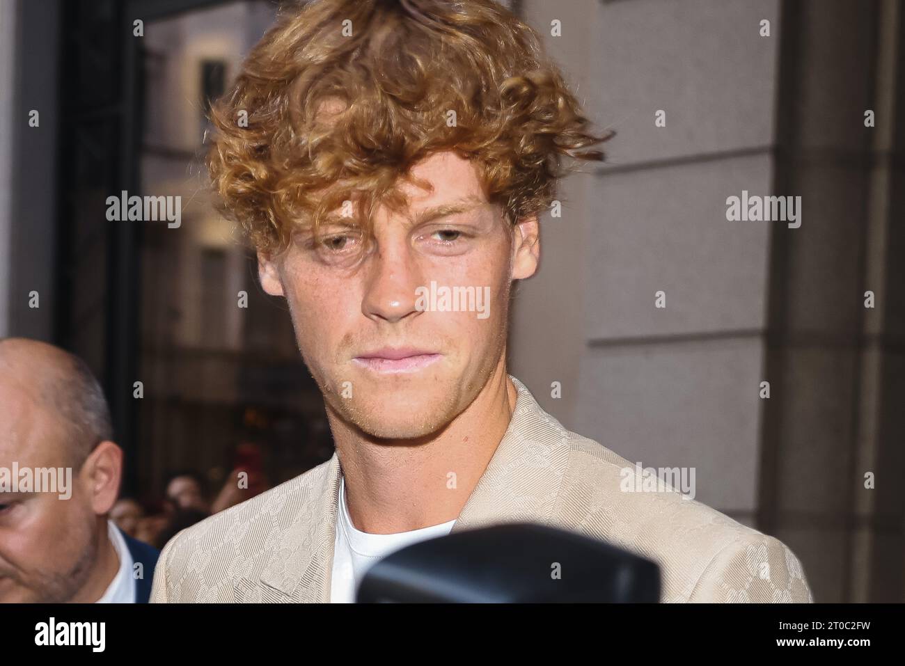 Milan, Italy. 22nd Sep, 2023. Jannik Sinner is seen during the Milan ...
