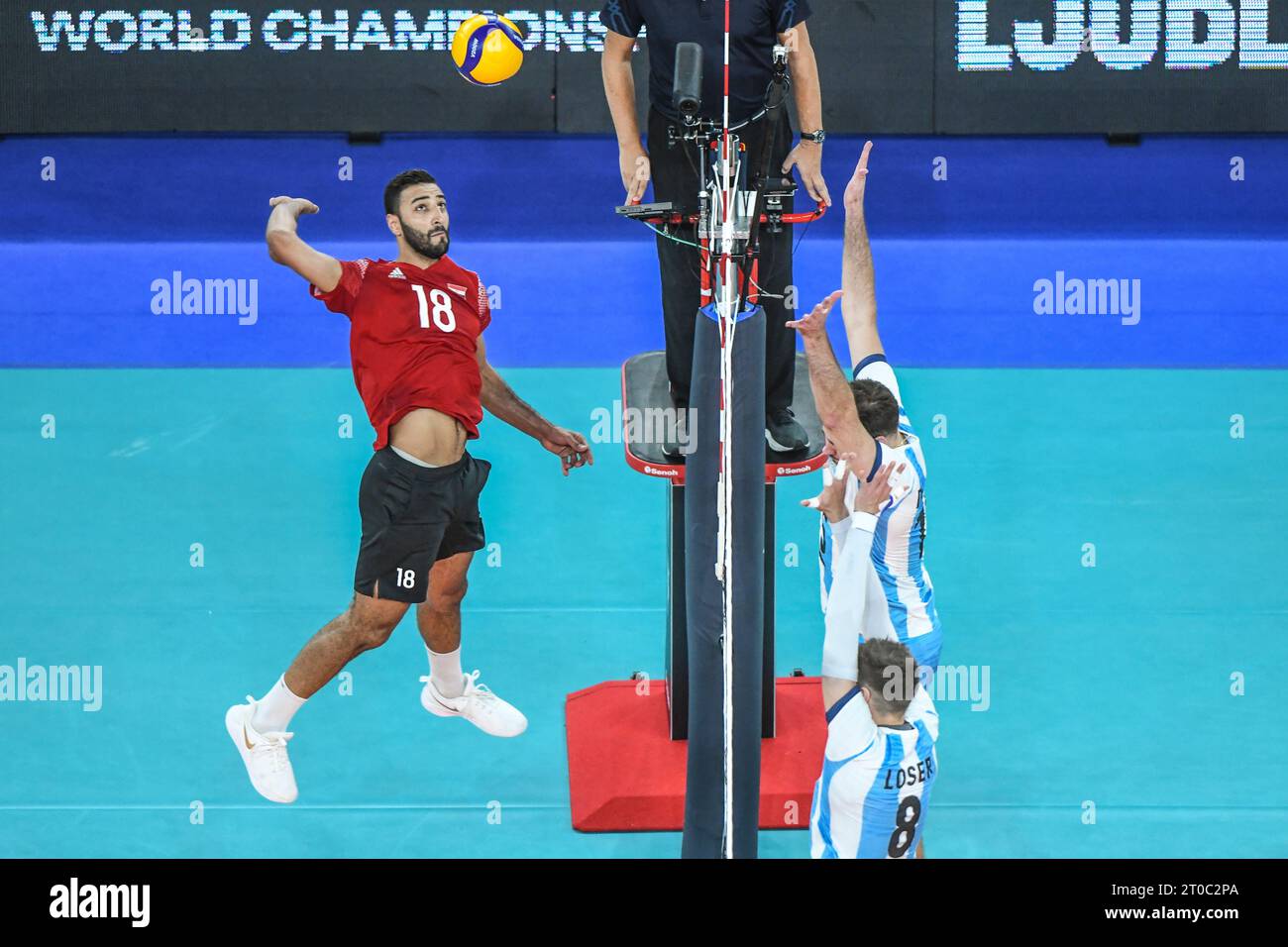 Ahmed Shafik (Egypt). Volleyball World Championship 2022 Stock Photo - Alamy