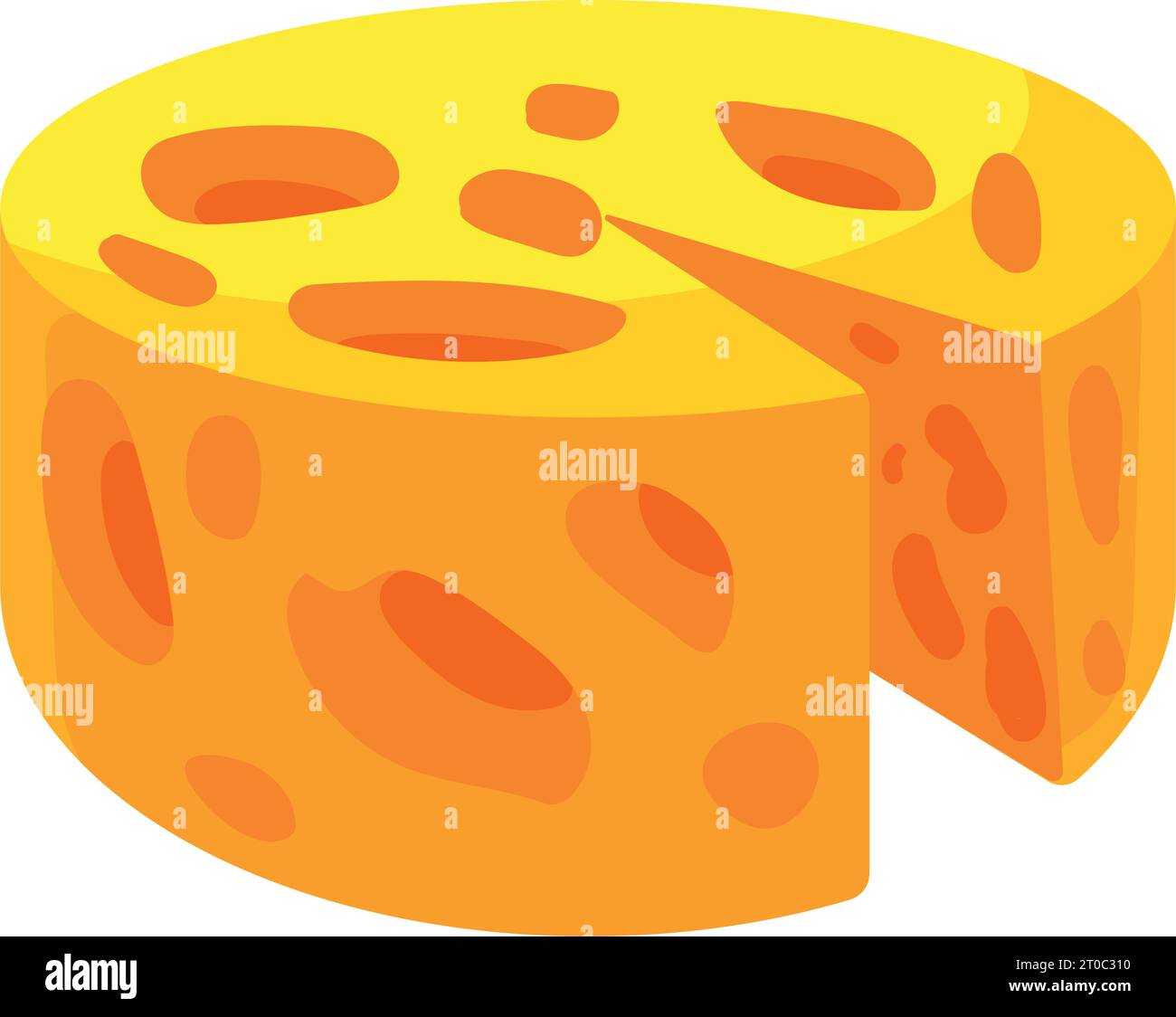 Melt cheese texture Stock Vector Images - Alamy
