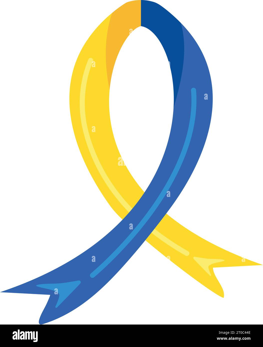 down syndrome ribbon Stock Vector Image & Art - Alamy