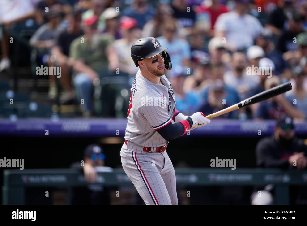 Minnesota Twins catcher Ryan Jeffers (27) in the second inning of a ...