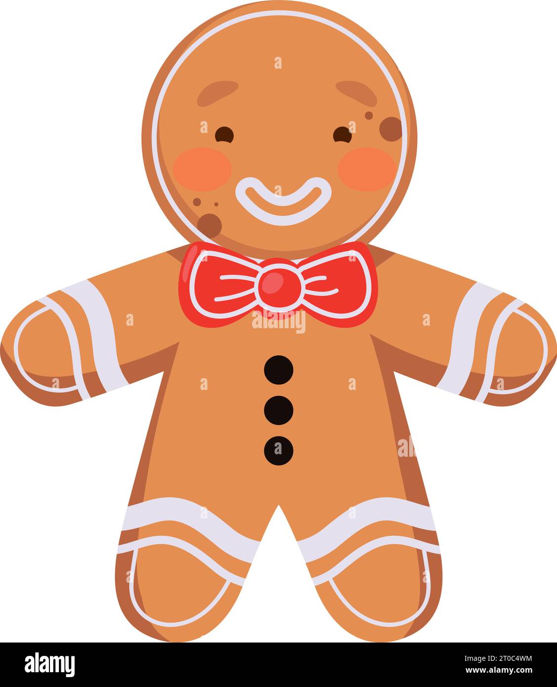 christmas character gingerbread man Stock Vector Image & Art - Alamy
