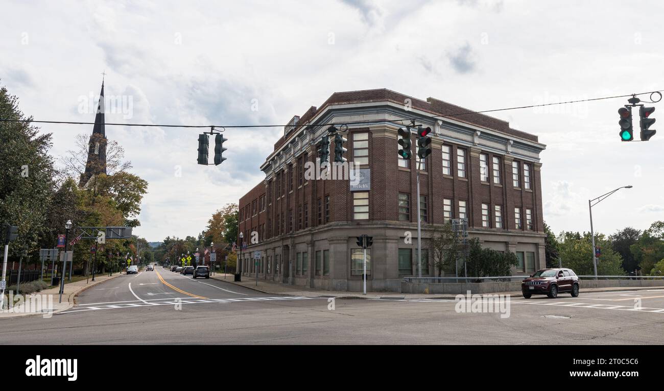 The Welch's office at the intersection of Main and Portage Streets in ...